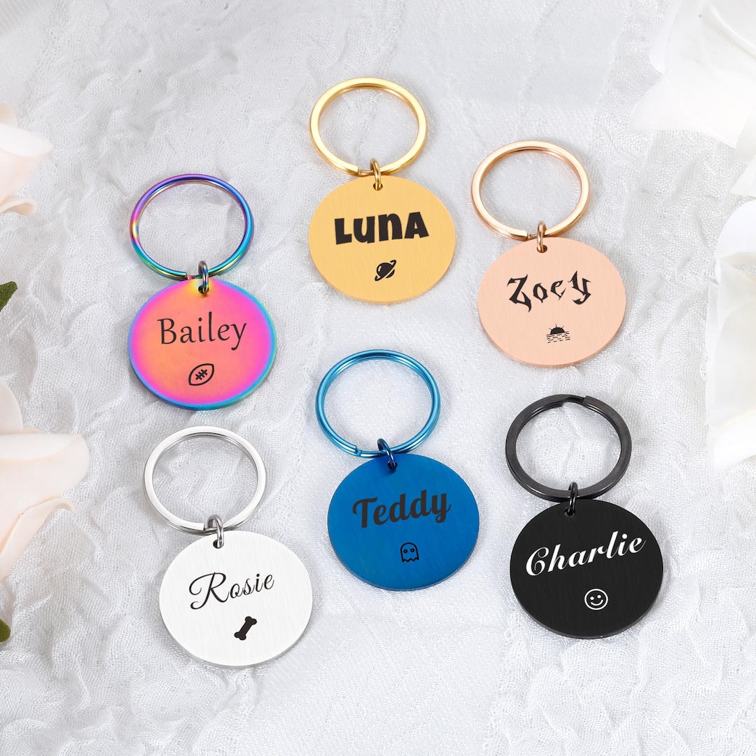 Dog Tags, Custom Dog Tags, Dog Name Tag, Pet ID Tag, Dog ID Tags ...