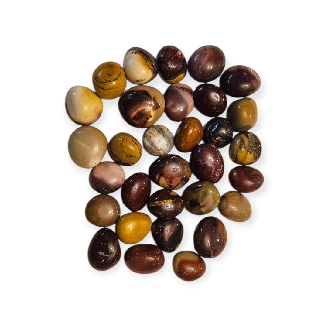 Tumbled Mookaite Jasper Crystals: Polished Stones for Meditation ...