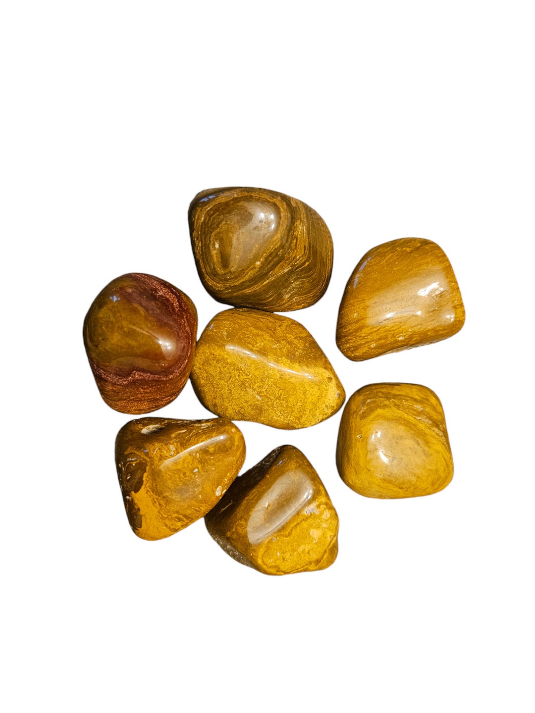 Extra Large Yellow Jasper Crystals. Tumbled. Beautiful Polish. - Etsy