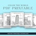 Coloring Book, Famous Landmarks Coloring Book, Travel Coloring Book ...