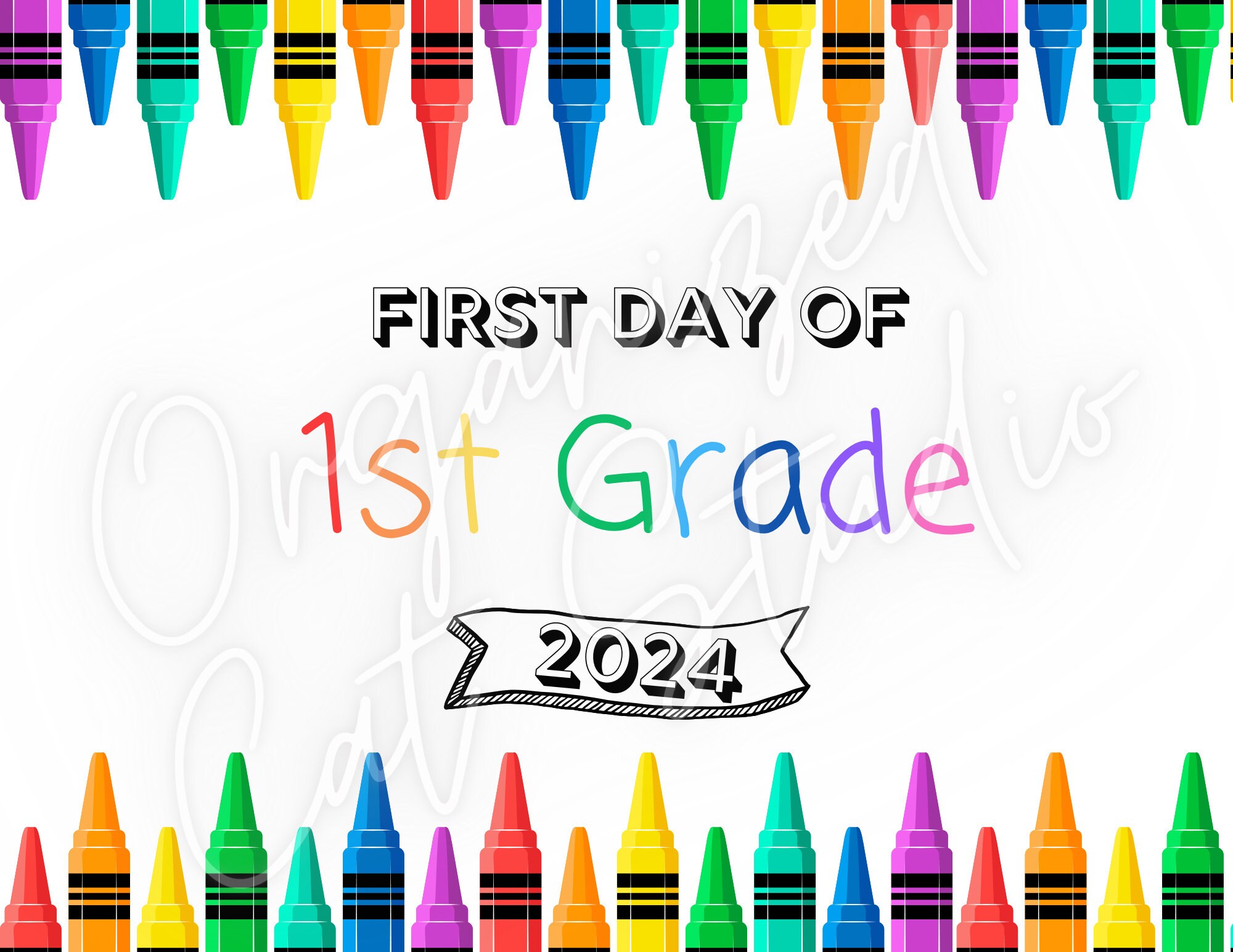 First Grade First and Last Day Signs 2024-2025 - Etsy