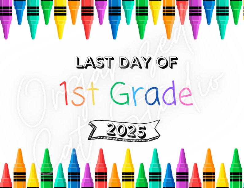 First Grade First and Last Day Signs 2024-2025 - Etsy