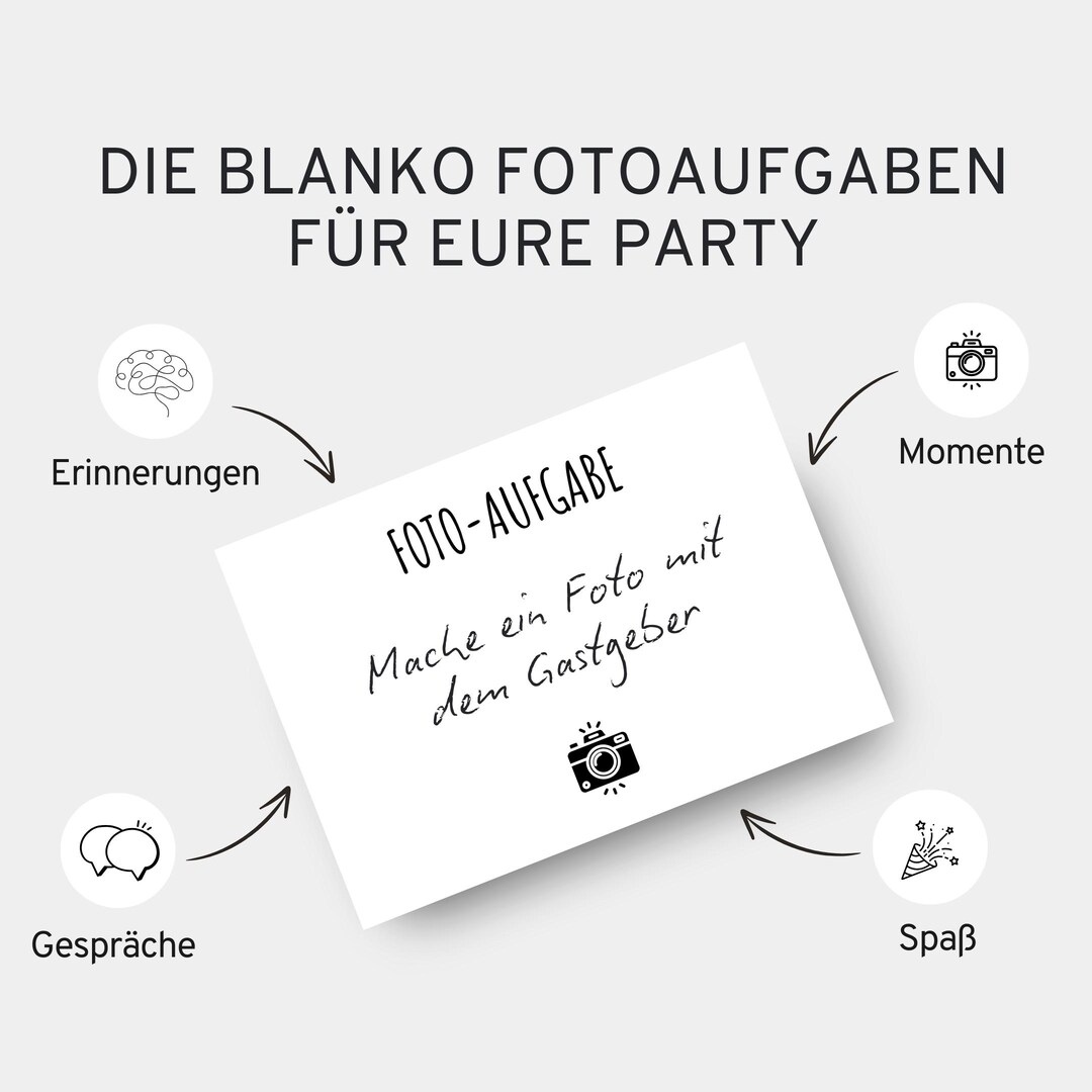 Blank Photo Prompts – 50 Cards for You to Design Yourself – Perfect for ...