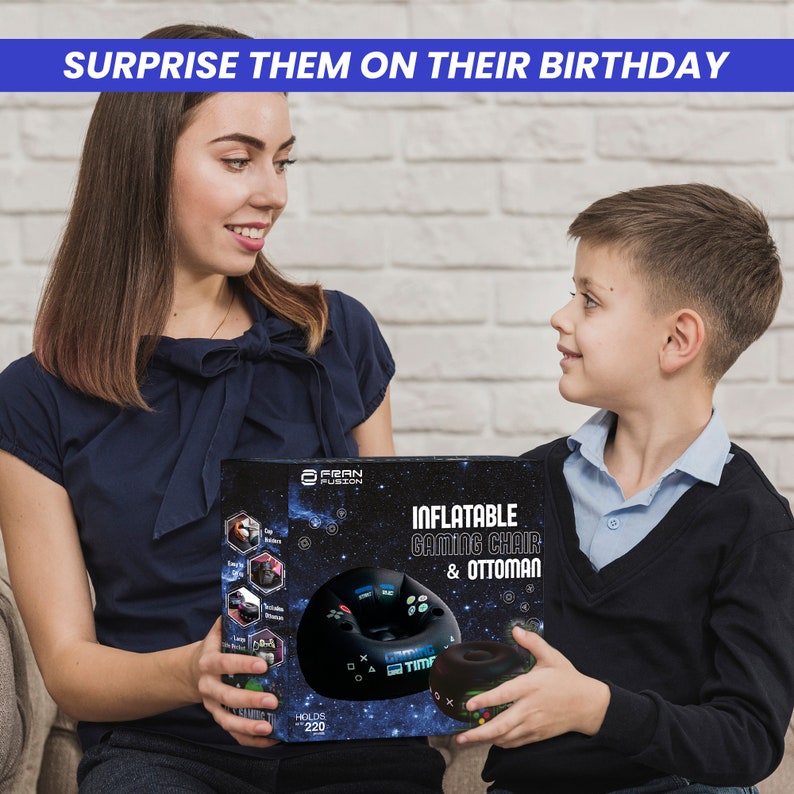 Franfusion Gaming Chair for Kids With Cup Holders and Side Pocket ...