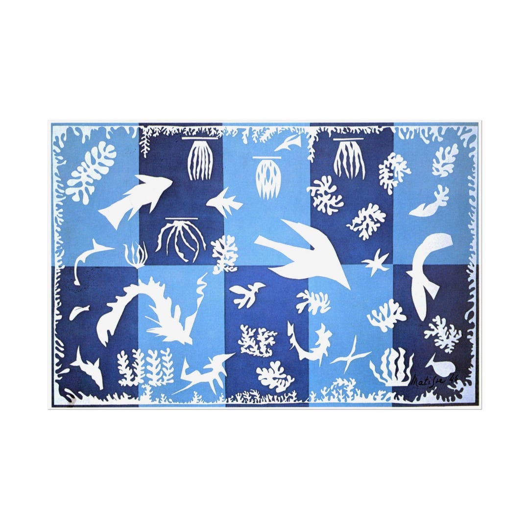 Rolled Posters - Henri Matisse Polynesia the Sea 1946 Marine Life, Wall ...