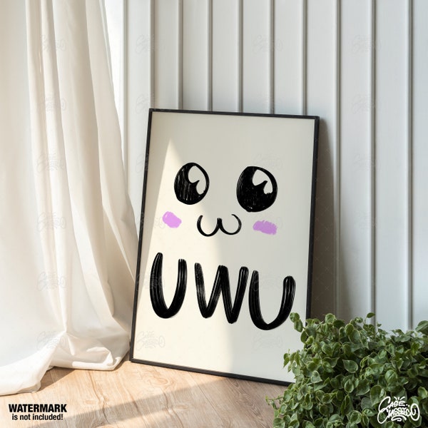 Uwu Poster - Etsy