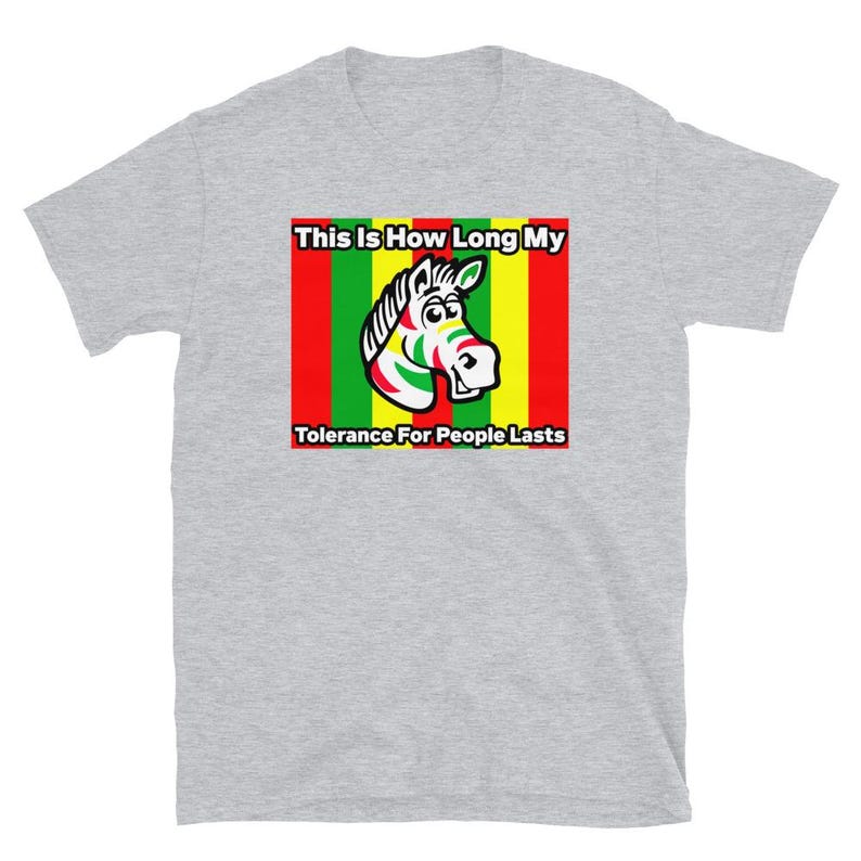Funny Zebra T-shirt: Tolerance Quote, Fruit Stripe Gum - Etsy