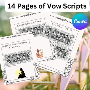 Wedding Vow Scripts, 14 Religious / Non-religious Vows for Your Wedding ...