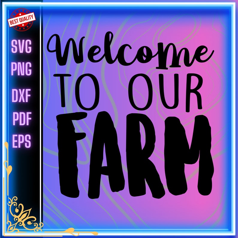 Farm Animal Scene Svg / Farm Svg Cut Files / Laser Engrave File / Farm ...