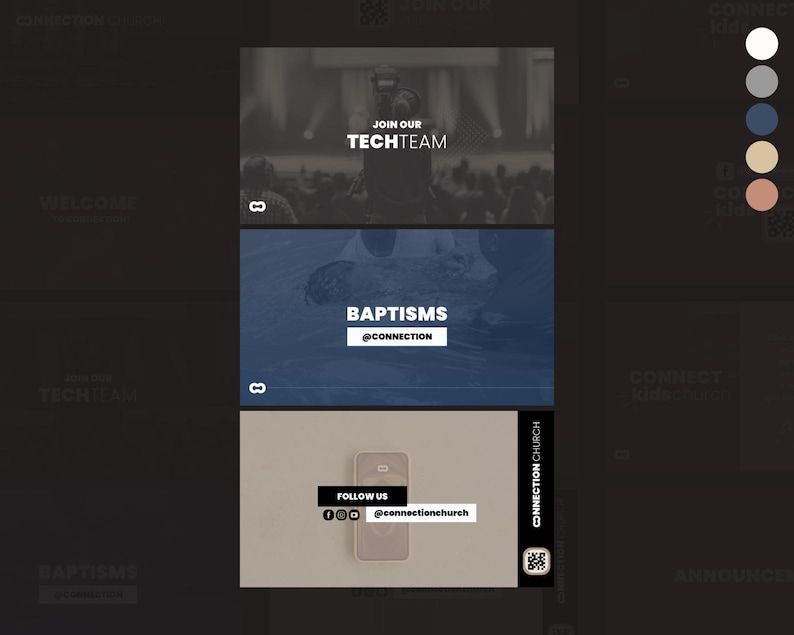 10 Modern Church Pre-service Slides Canva Templates,church Event ...