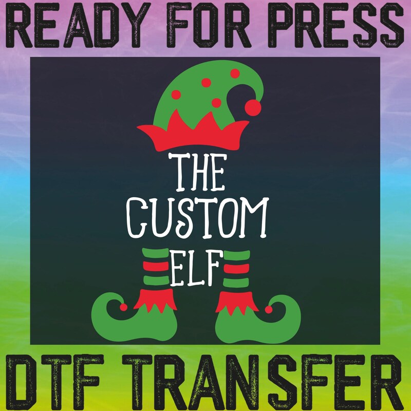 Dtf Elf Transfers - Etsy