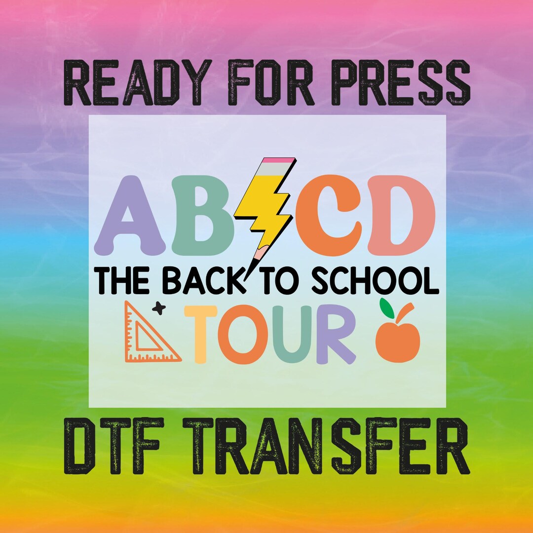ABCD the Back to School Tour Ready to Press, Back to School ABCD ...