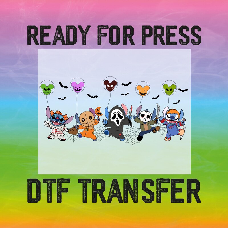 Stitch Dtf Transfer - Etsy