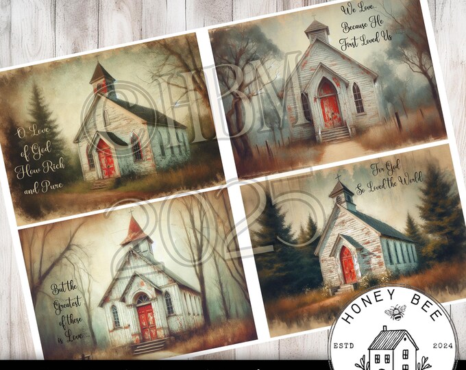 Vintage, Primitive, Farmhouse, Craft Supplies, Decoupage, Rice Paper ...