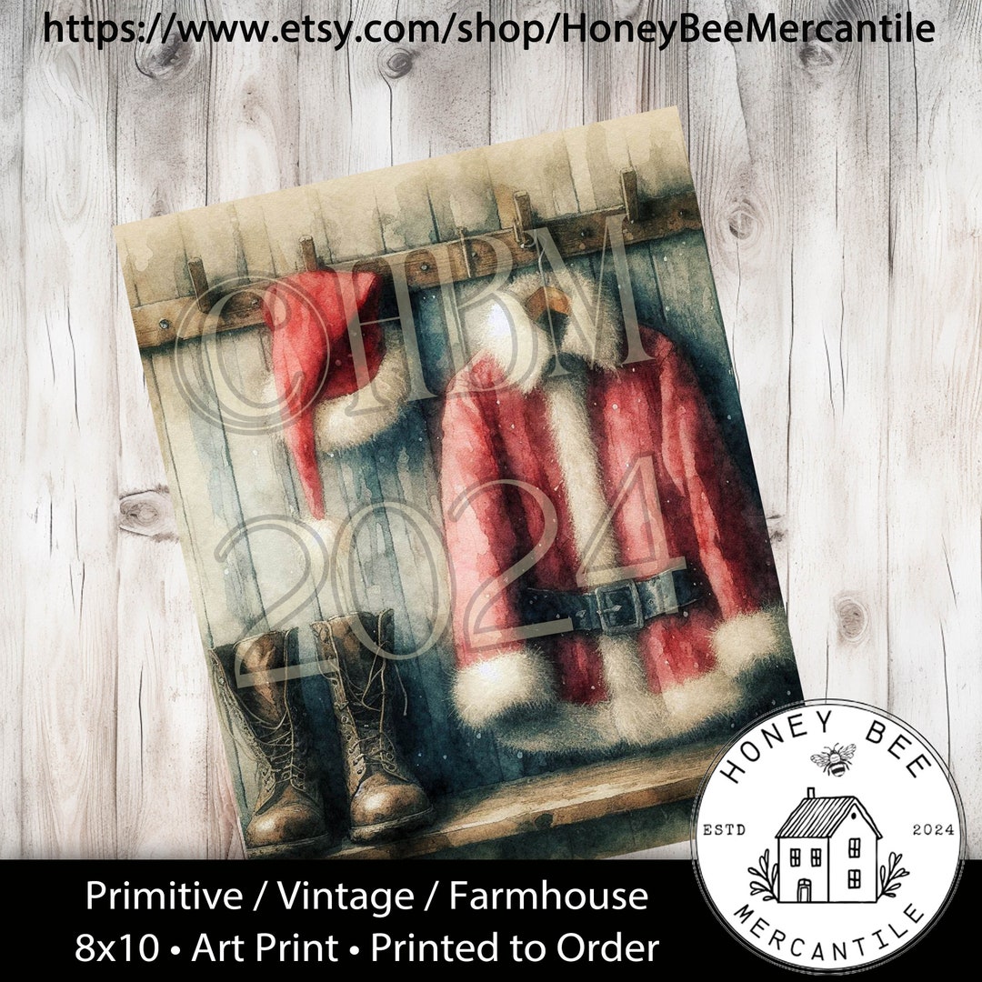 Vintage Primitive Farmhouse Style 8x10 Prints, Decoupage, Rice Paper ...
