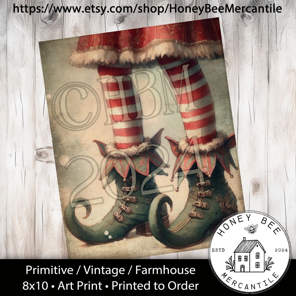 Vintage Primitive Farmhouse Style 8x10 Rice Prints, Decoupage, Wood ...