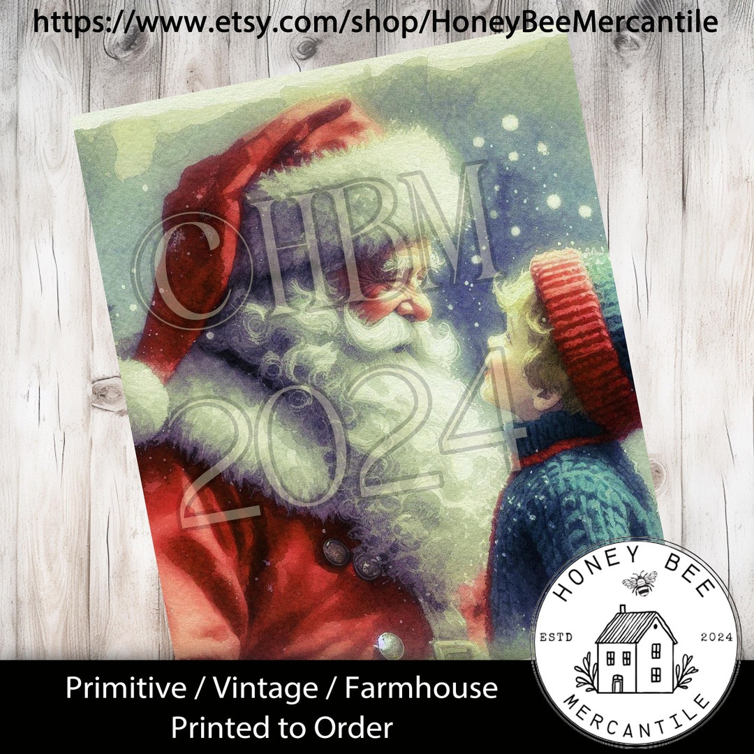 Vintage Primitive Farmhouse, 8x10 Prints, Craft Supplies, Decoupage ...