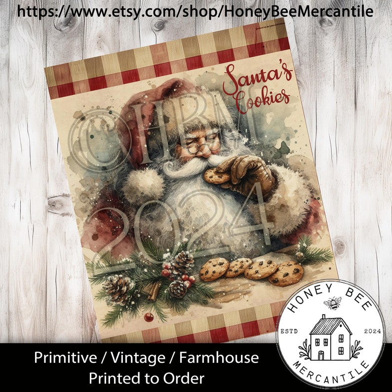 Vintage Primitive Farmhouse, 8x10 Prints, Craft Supplies, Decoupage ...