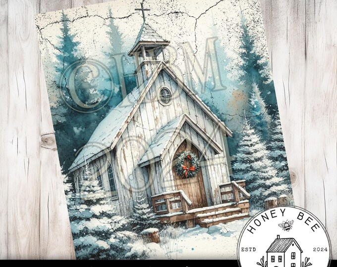 Vintage Primitive Farmhouse, 8x10 Prints, Craft Supplies, Decoupage ...