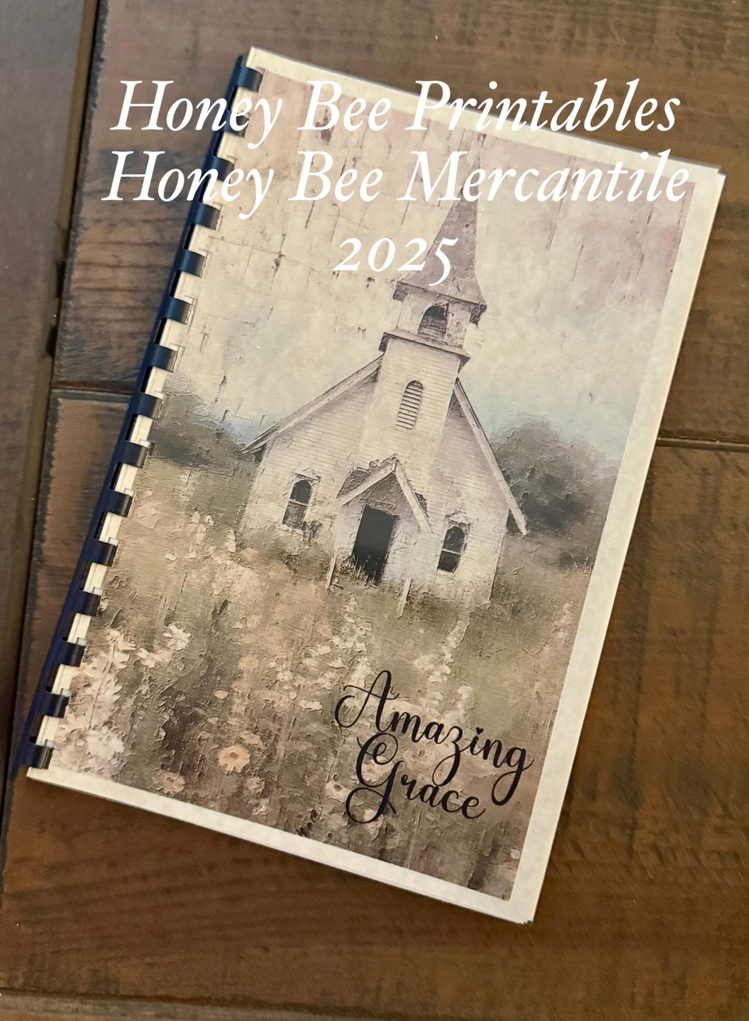 Vintage Primitive Farmhouse, Amazing Grace Journal, Bible, Prayer ...