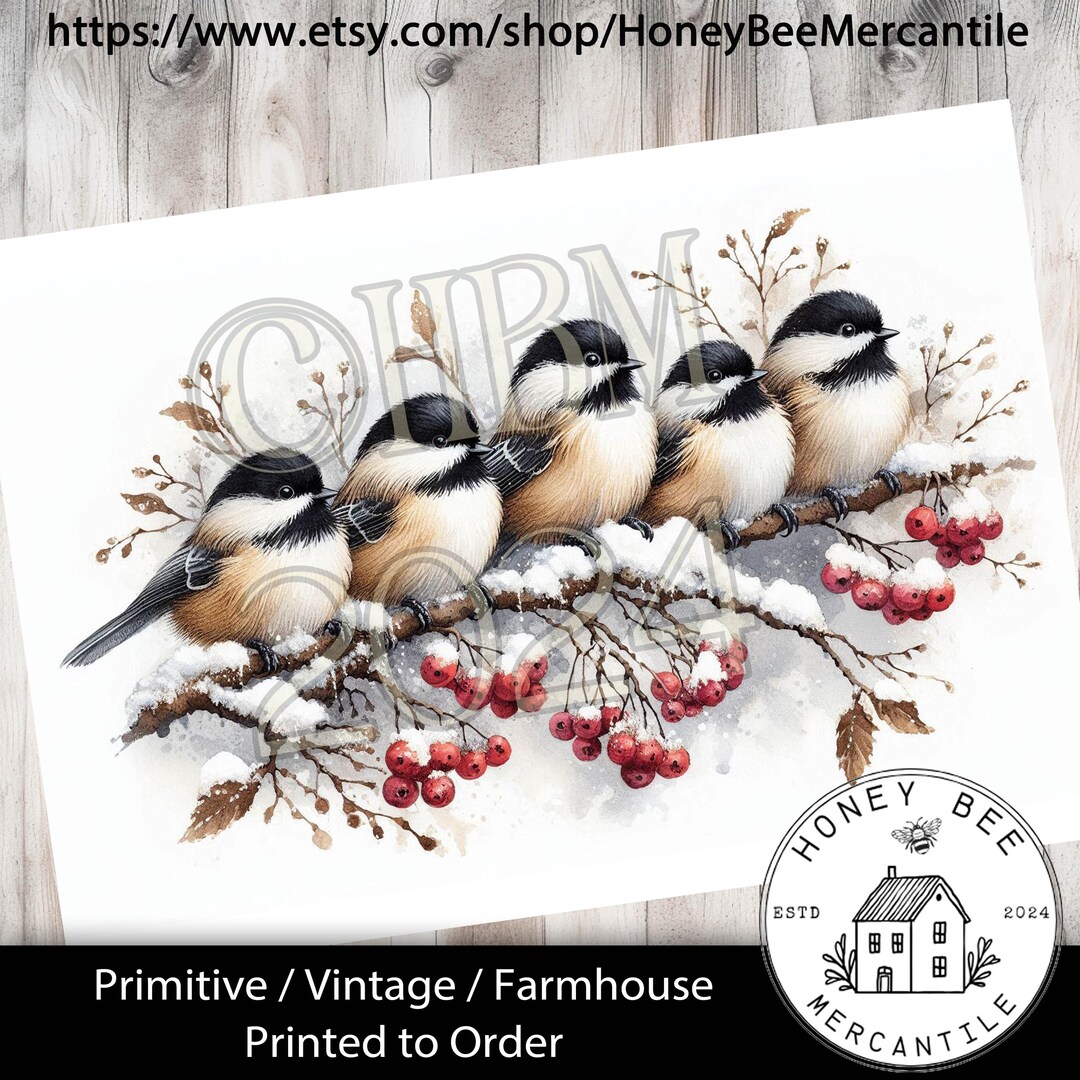 Vintage, Primitive, Farmhouse, Craft Supplies, Decoupage, Rice Paper ...