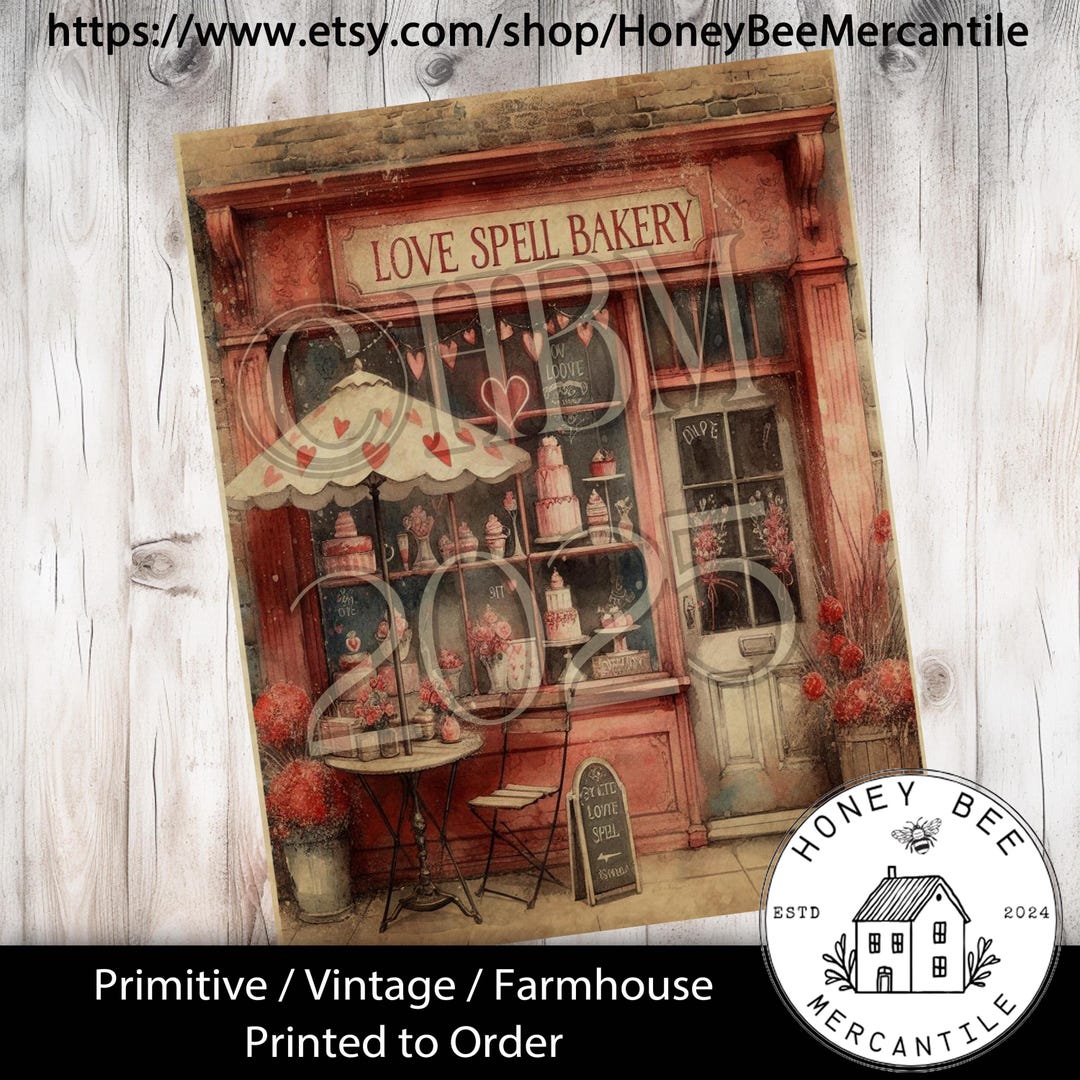 Vintage Primitive Farmhouse, 8x10, Craft Supplies, Decoupage, Rice ...