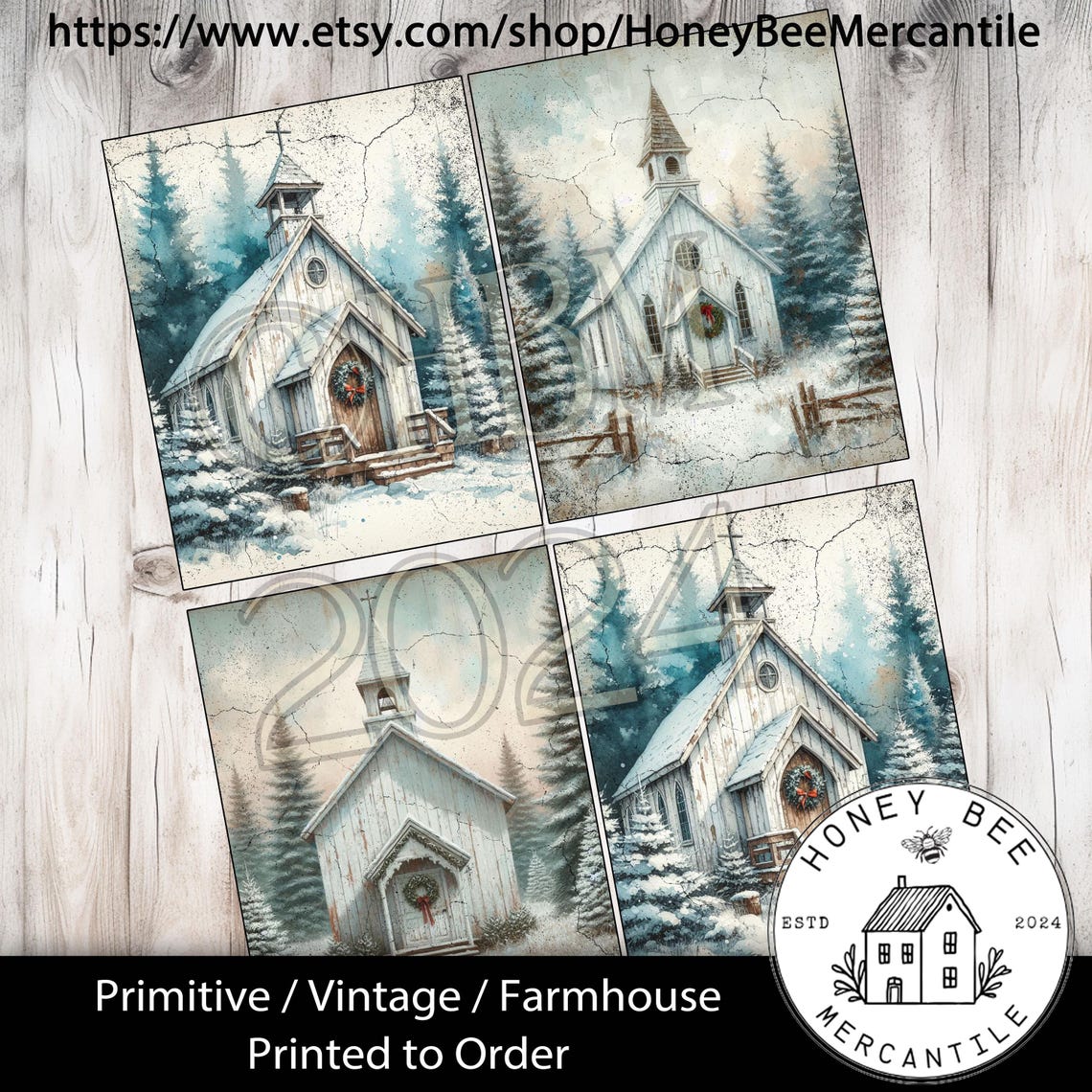 Vintage, Primitive, Farmhouse, Craft Supplies, 4x5, Set of 4, Decoupage ...