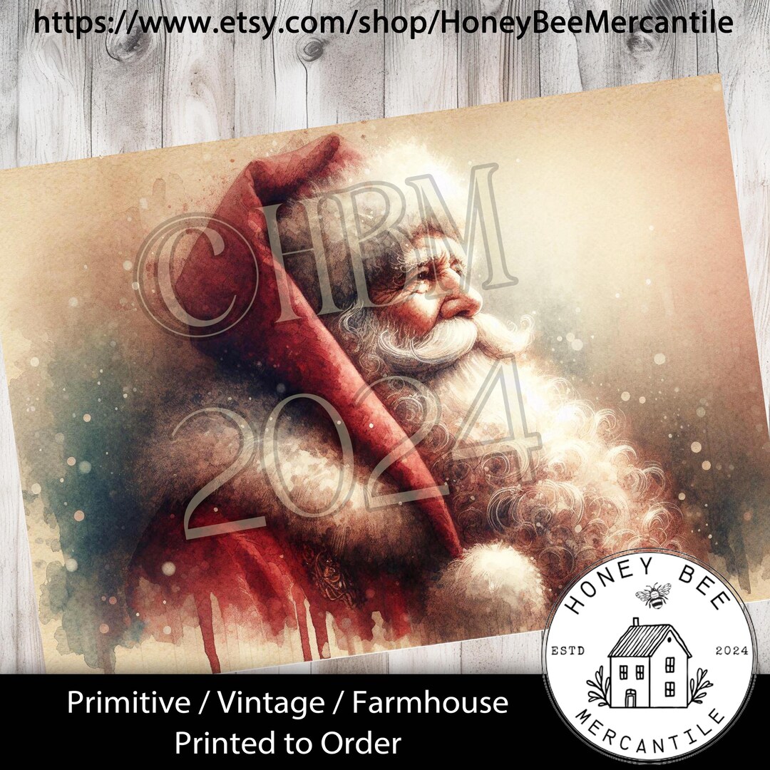 Vintage, Primitive Farmhouse, Craft Supplies, Decoupage, Rice Paper ...