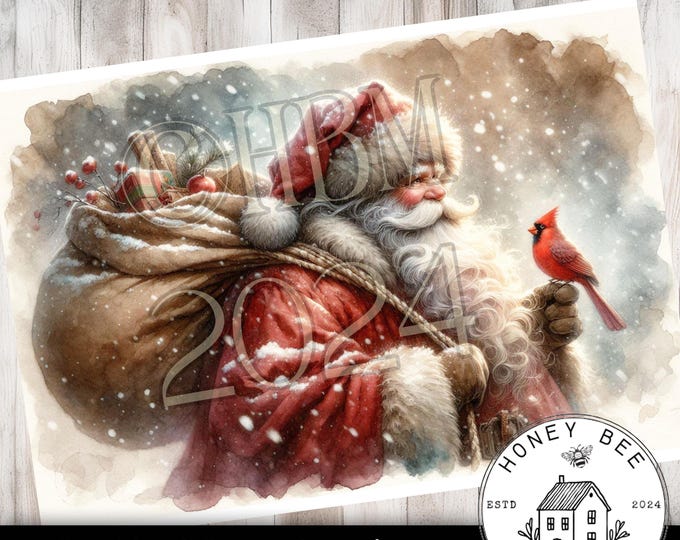 Vintage, Primitive Farmhouse, Craft Supplies, Decoupage, Rice Paper ...