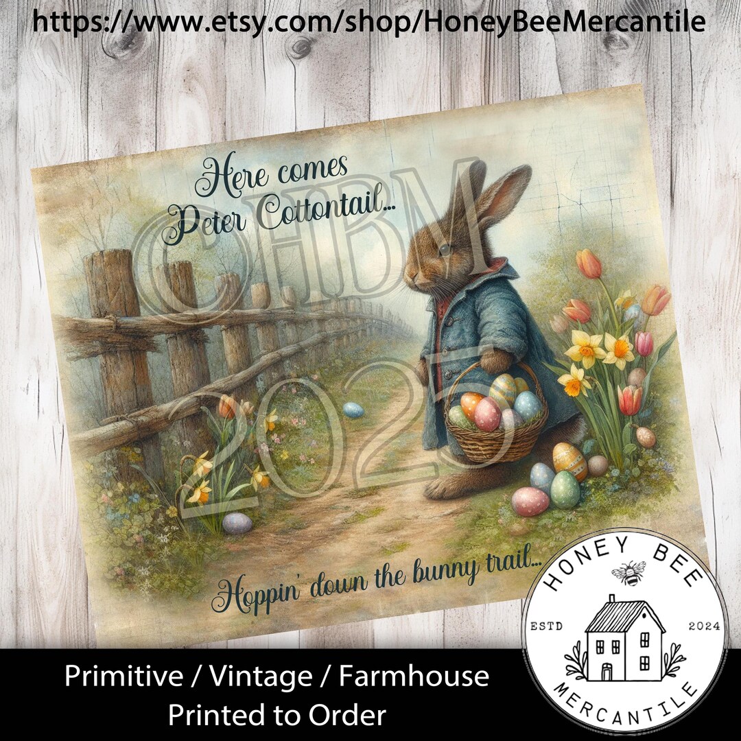 Vintage Primitive Farmhouse, Print, Craft Supplies, Decoupage, Rice ...