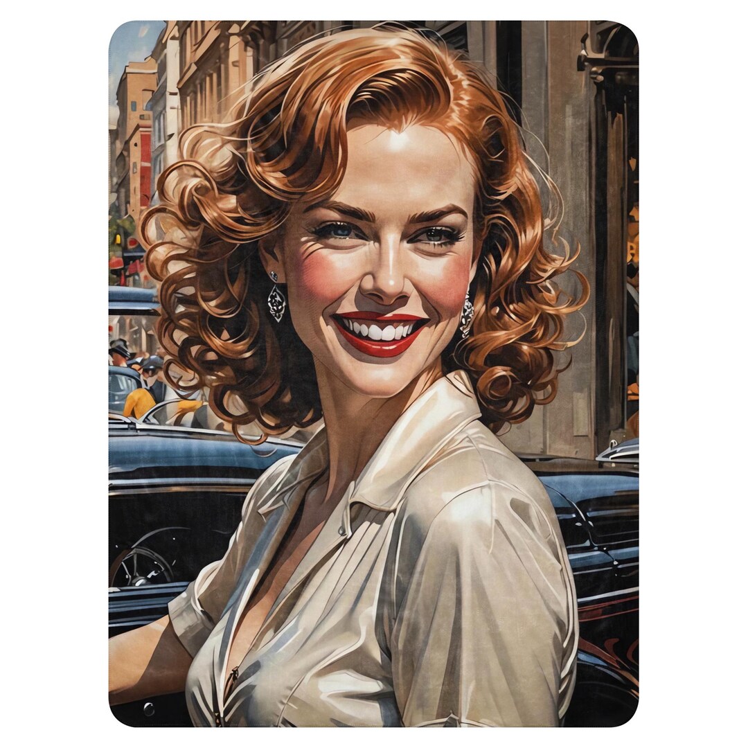 Nicole Kidman Big Super Soft Sherpa Blanket - Etsy