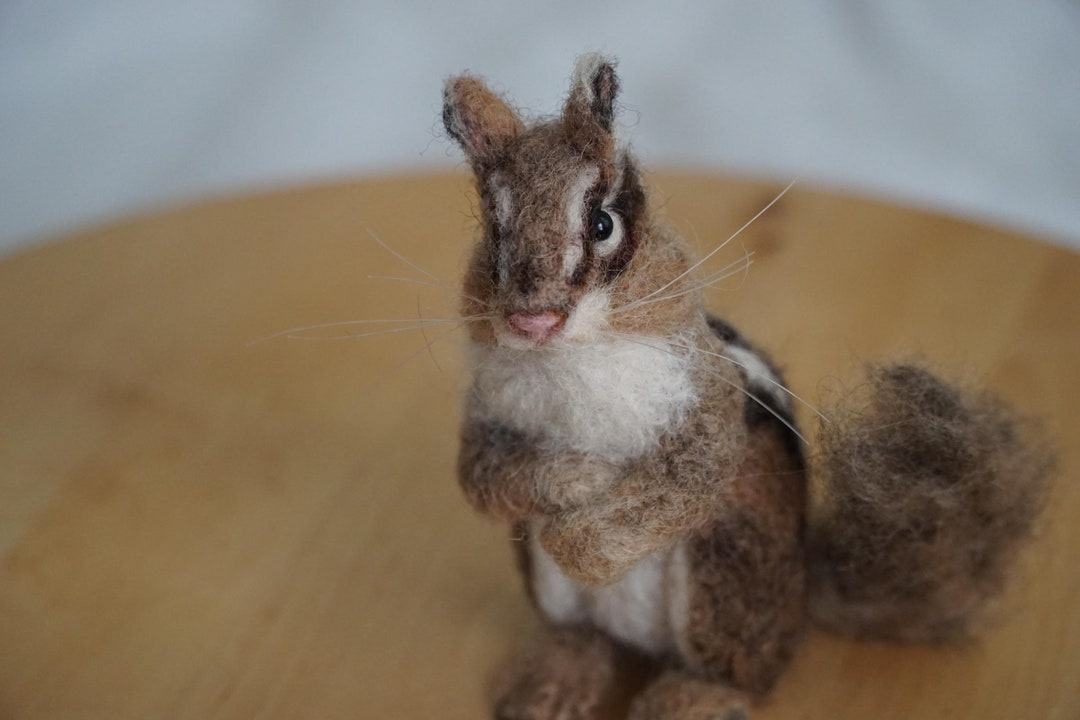 Needle Felted Chipmunk Realistic - Etsy