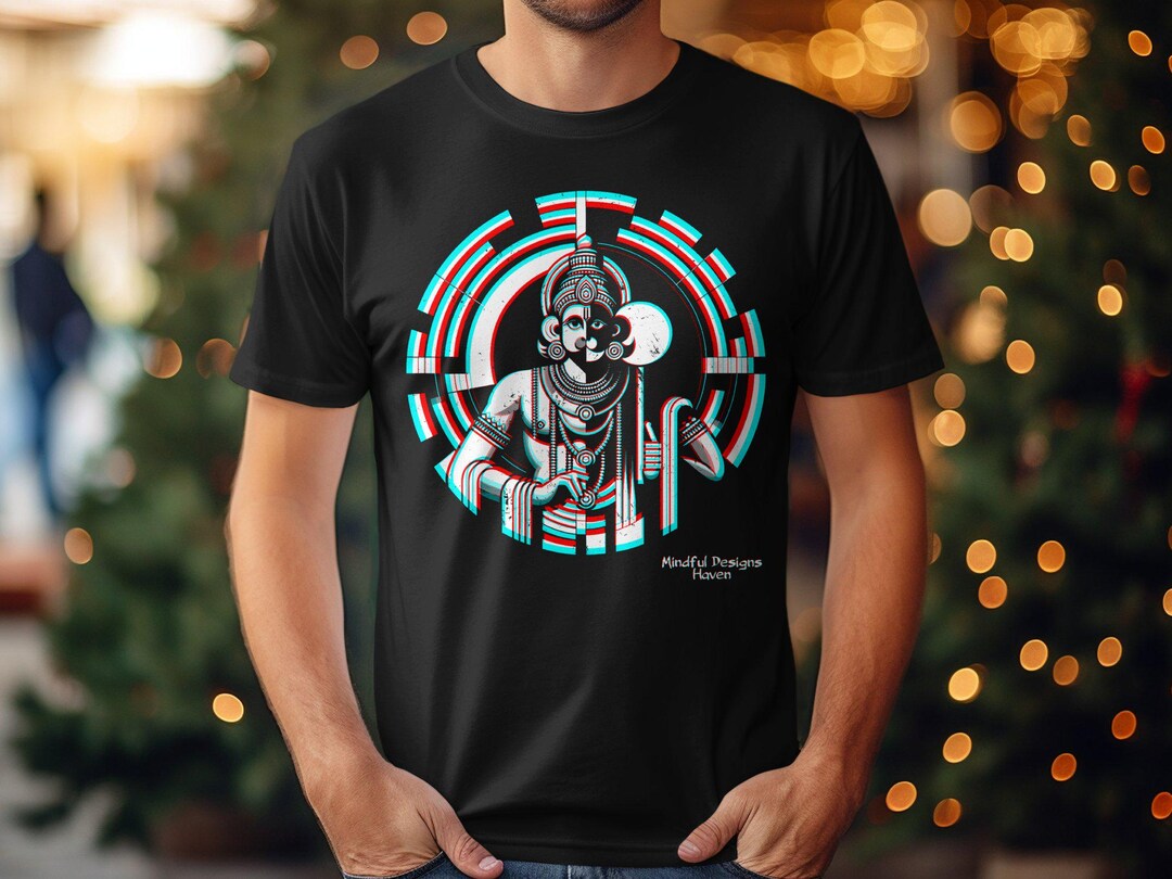 Retro Indian Deity Artwork Print, Unique Trippy Hindu God Design ...