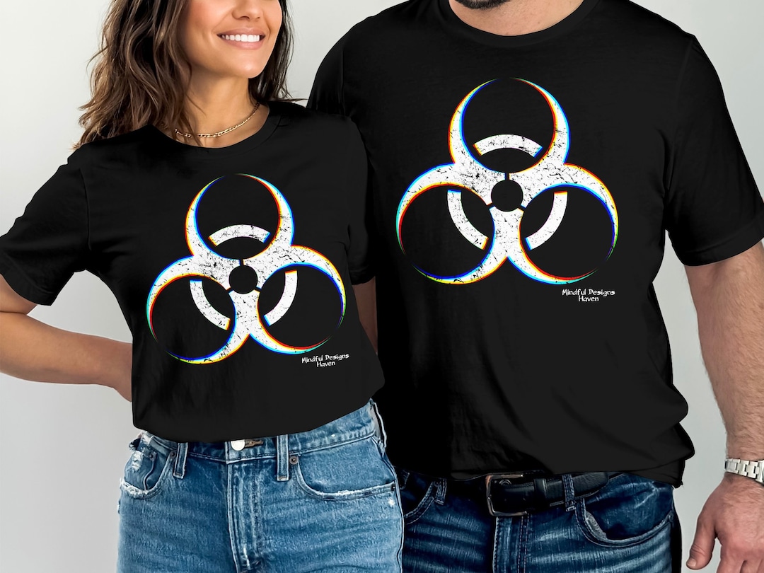 Tribal Biohazard Symbol Tee, Vintage Vibes Tank Top, Tribal Style ...