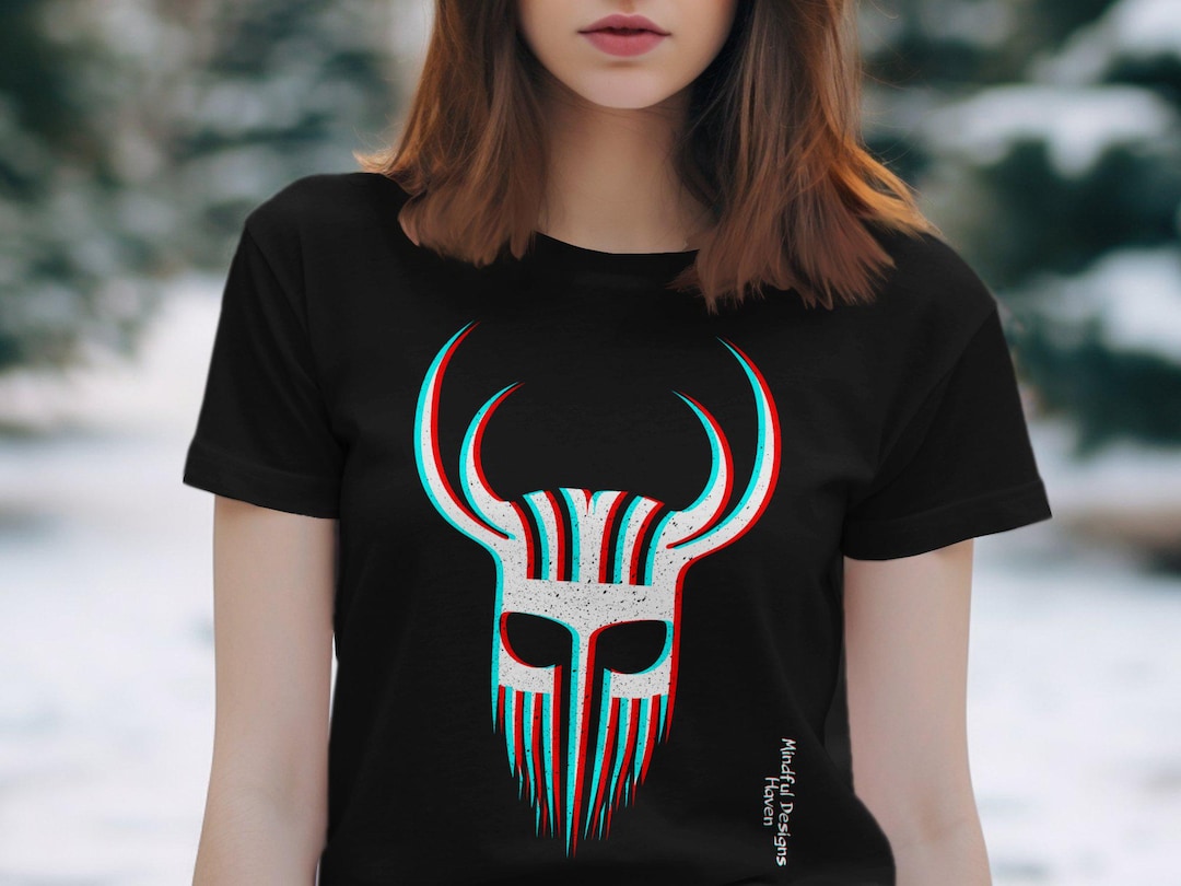 Vibrant Nordic Mythology Mask, Unique Norse Viking Mask Design ...