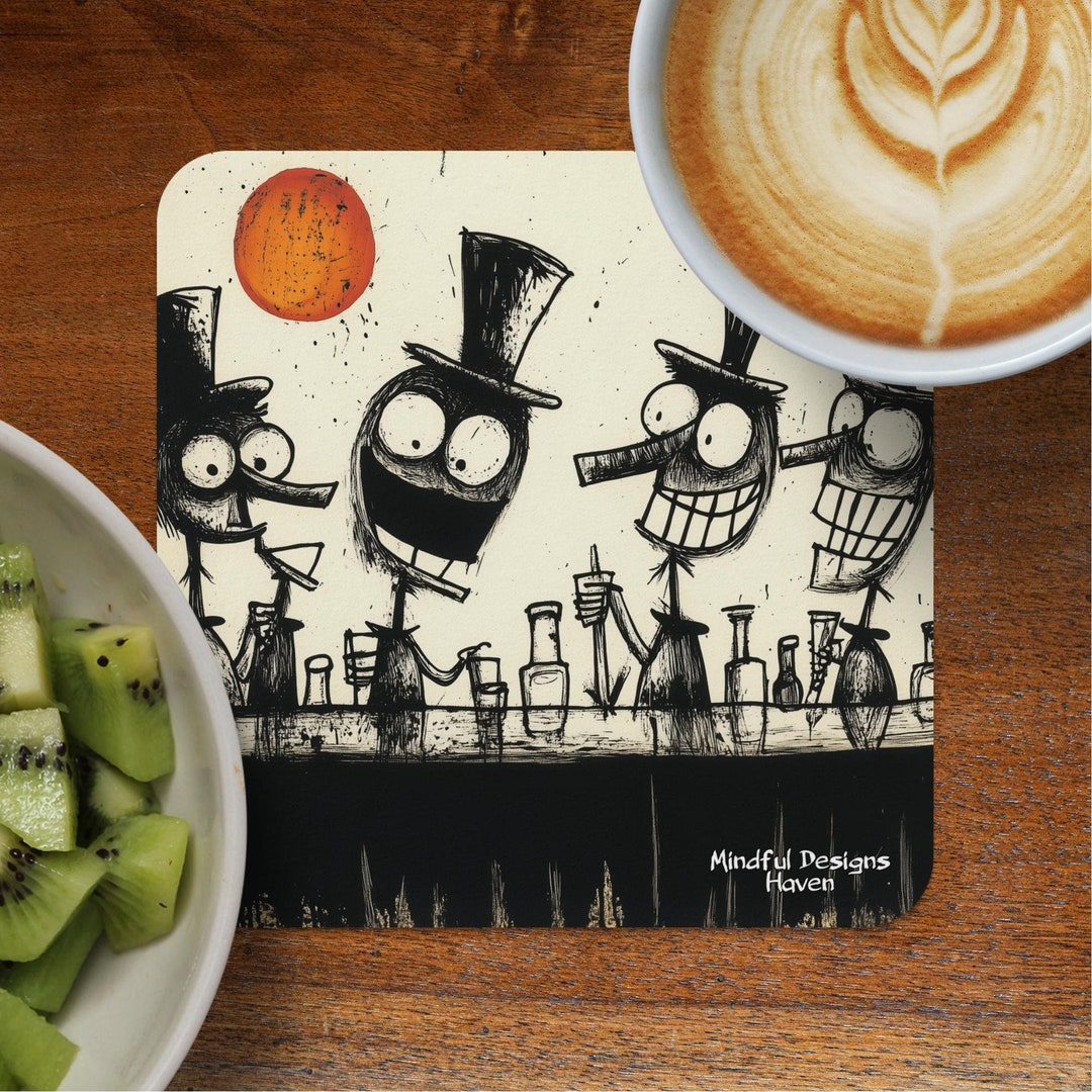 Collectors Item Series Bar Scenes Drink Coasters With Option to ...