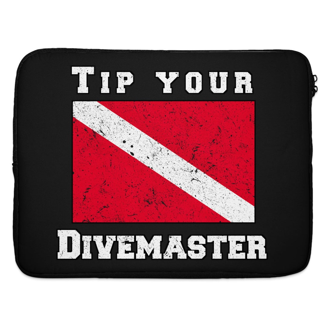 SCUBA Diving Divemaster Neoprene Laptop Bag Sleeve, Diver Gift, Funny ...