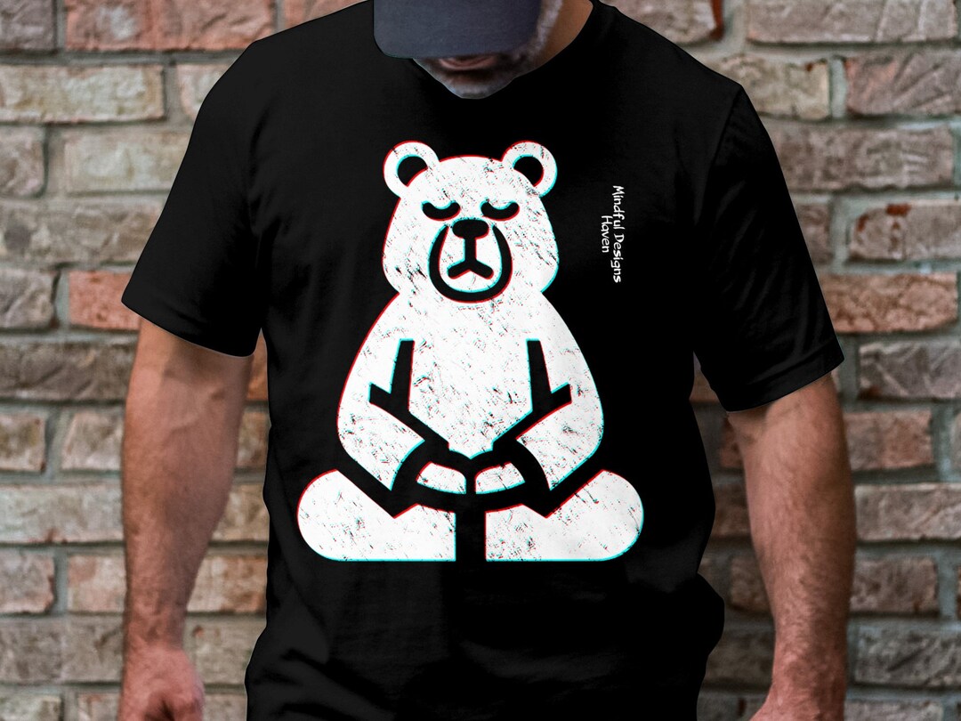 Meditative Bear Shirt, Buddha Bears Series Top, Zen Bear Sweatshirt ...