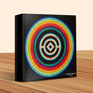 Vibrant Rainbow Circle Art Print for Your Home, Office, or Studio ...