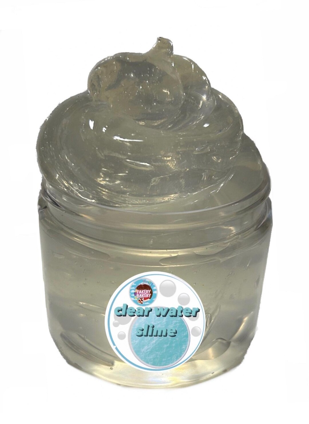 Water Slime, Water Slime, NO SCENT, CLEAR Color, Slime, Thick Slime 6 ...