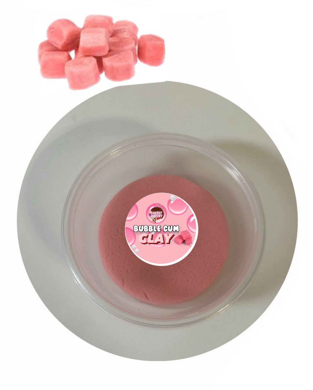 Bubblegum Scented Clay Dough/clay/ Thick Scented Clay 6 Once. Best ...