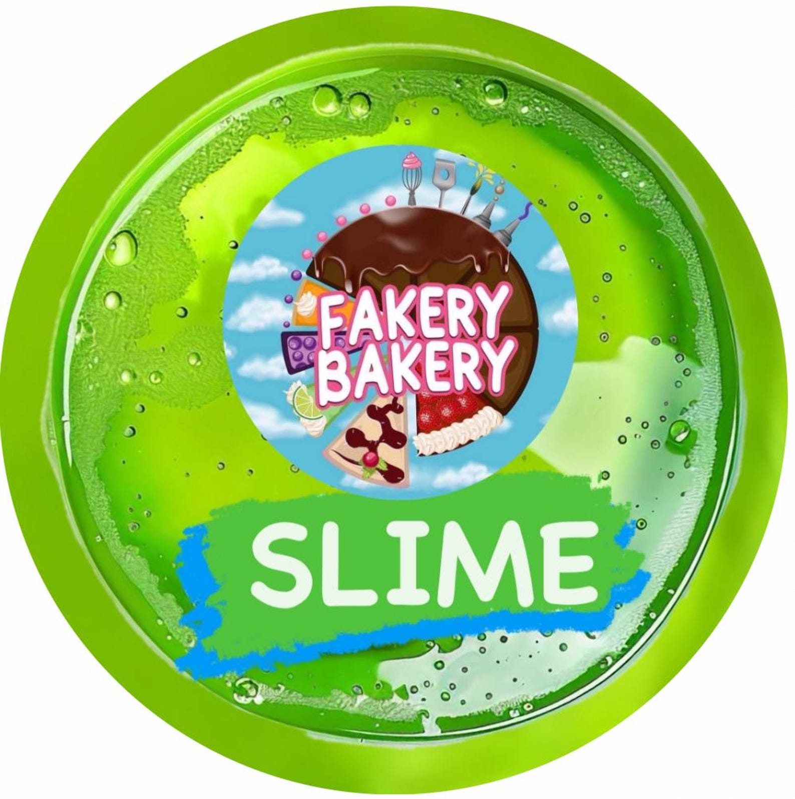 Classic Green Unscented Slime, Green Color, Slime, Thick Scented 7 Once ...