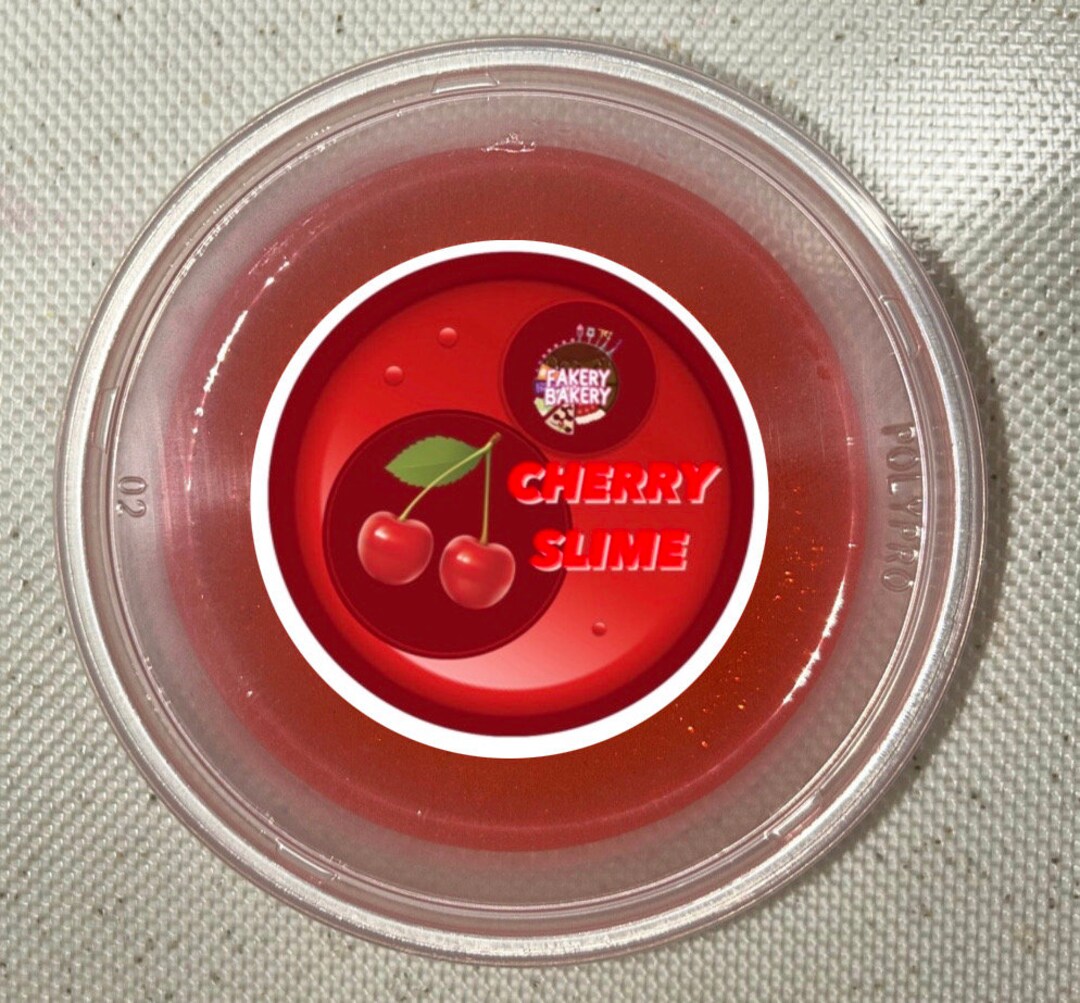 Water Slime, Cherry Scented, Red Color, Slime, Thick Scented Slime 7 ...
