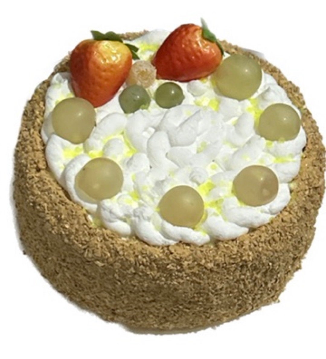 Whipped Fruit Cake 6x3 "/fake Food/fakecake/artificial Cake/artificial ...
