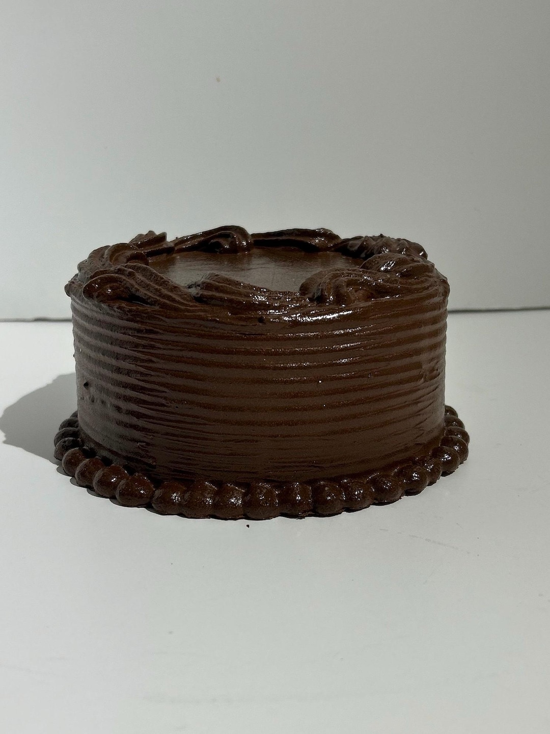 6x3” Fake Food/ Elegant Chocolate Cake/fake Food/fakecake/artificial ...