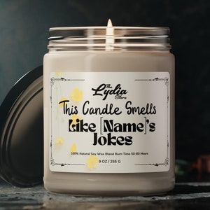 This Candle Smells Like Jokes | Funny Personalized Scented Candle ...