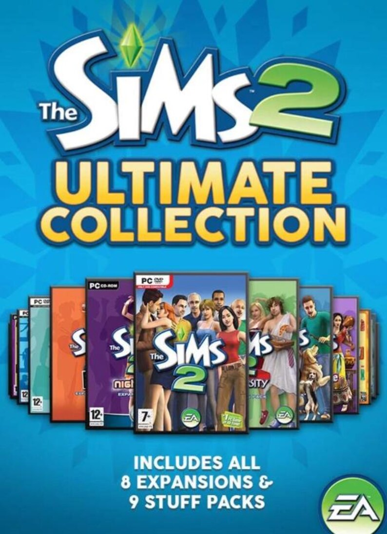 The Sims 2 Ultimate Collection, Game Packs, for Windows - Etsy