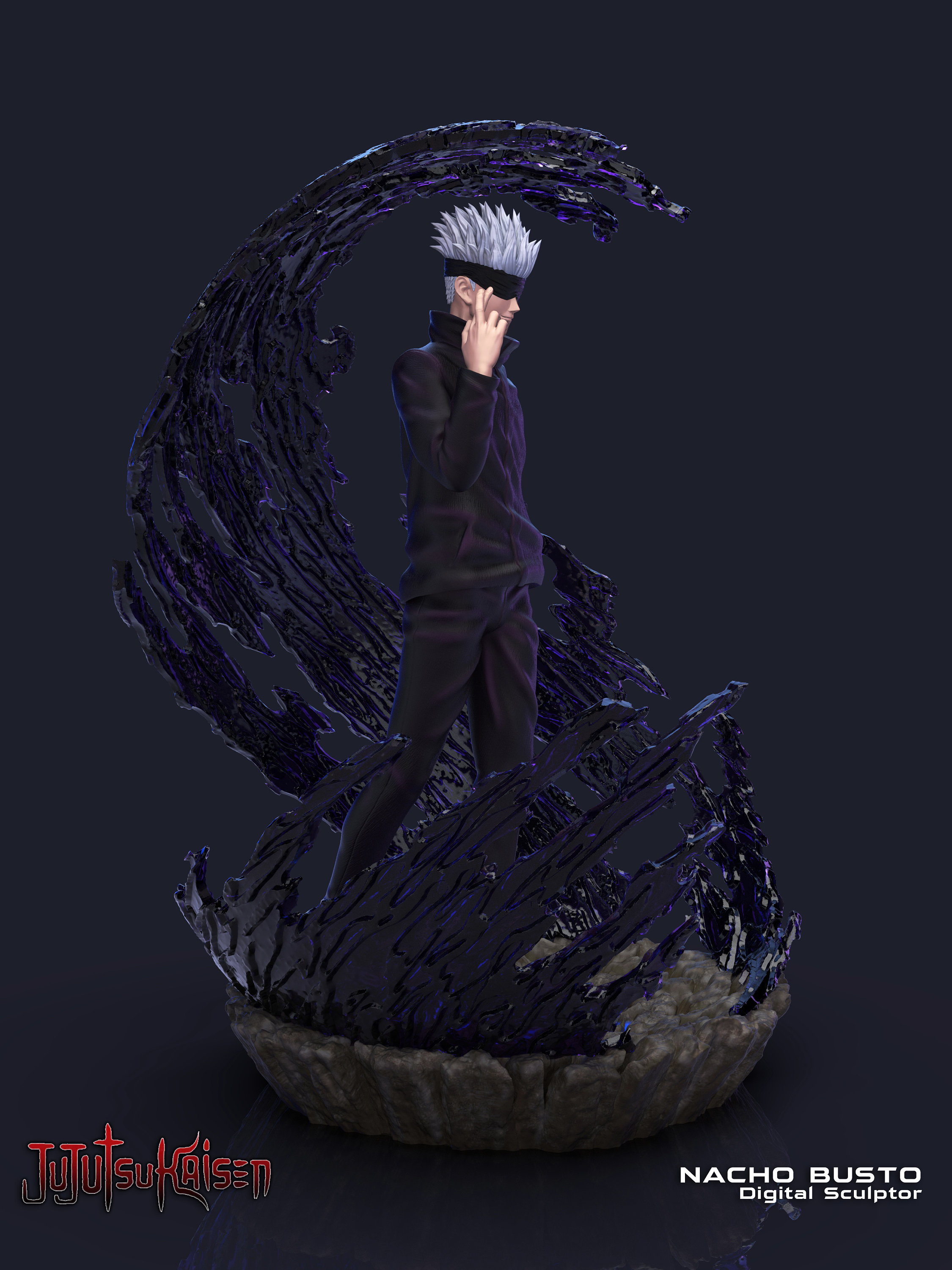 Jujutsu Kaisen Gojo Satoru, modelo 3D-Archivo STL 3D para impresora 3D ...