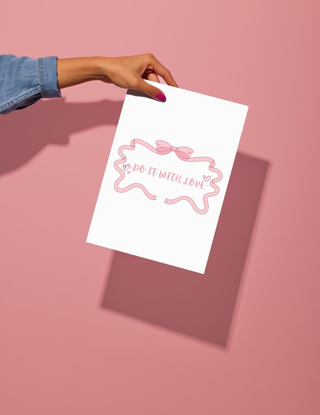 Pretty in Pink I Digital Printable Artwork - Etsy