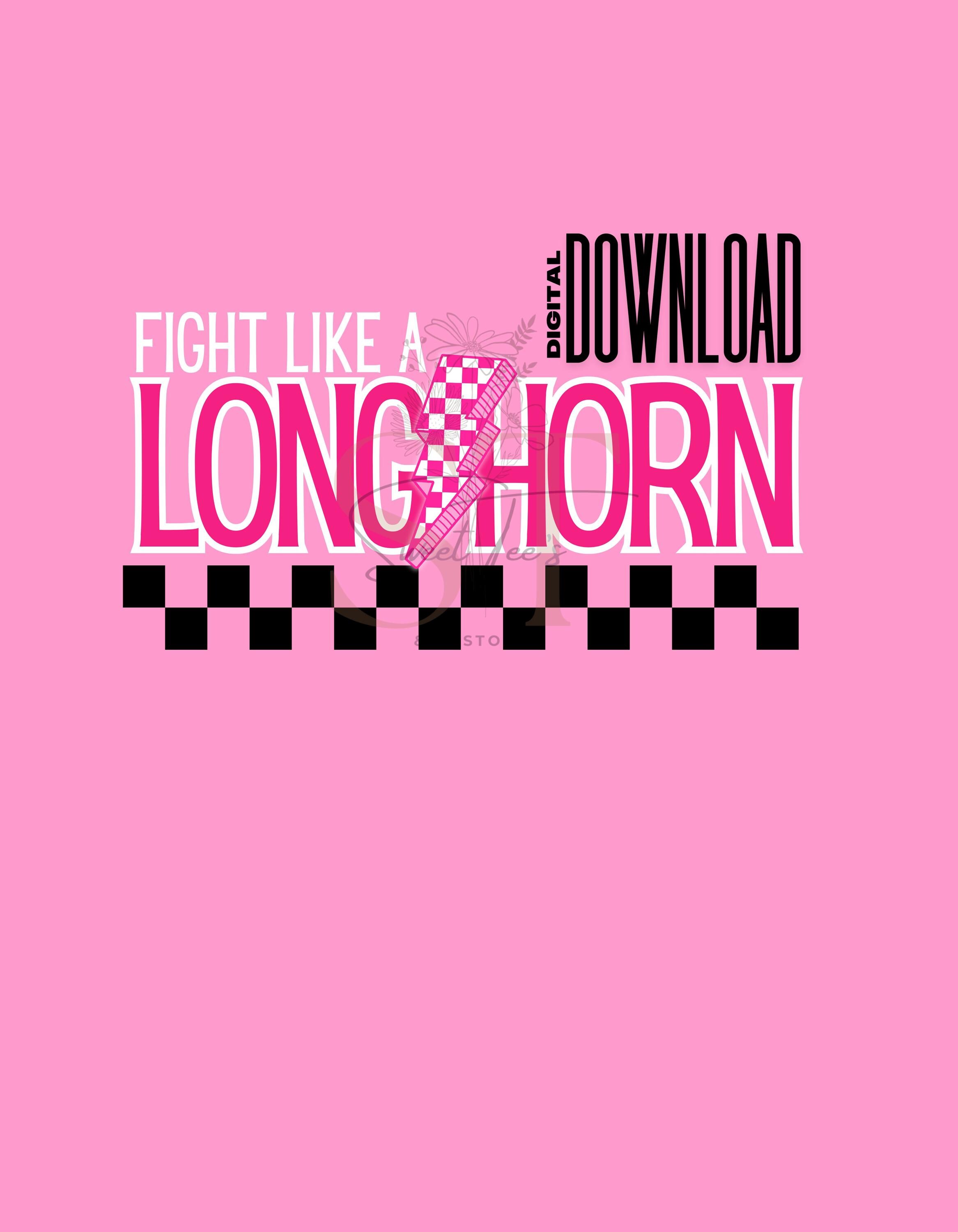 Pink Out Longhorns PNG: School Spirit Football Design (digital Download ...